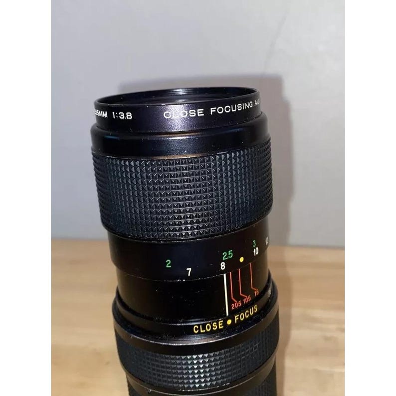 Vivitar 75-205mm MC Macro Focusing Zoom Lens Canon FD Mount - Etsy