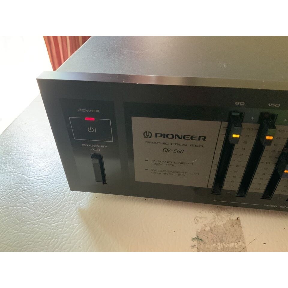 Pioneer GR-560 Graphic Equalizer 7 Channel Vintage Made in Japan Tested ...
