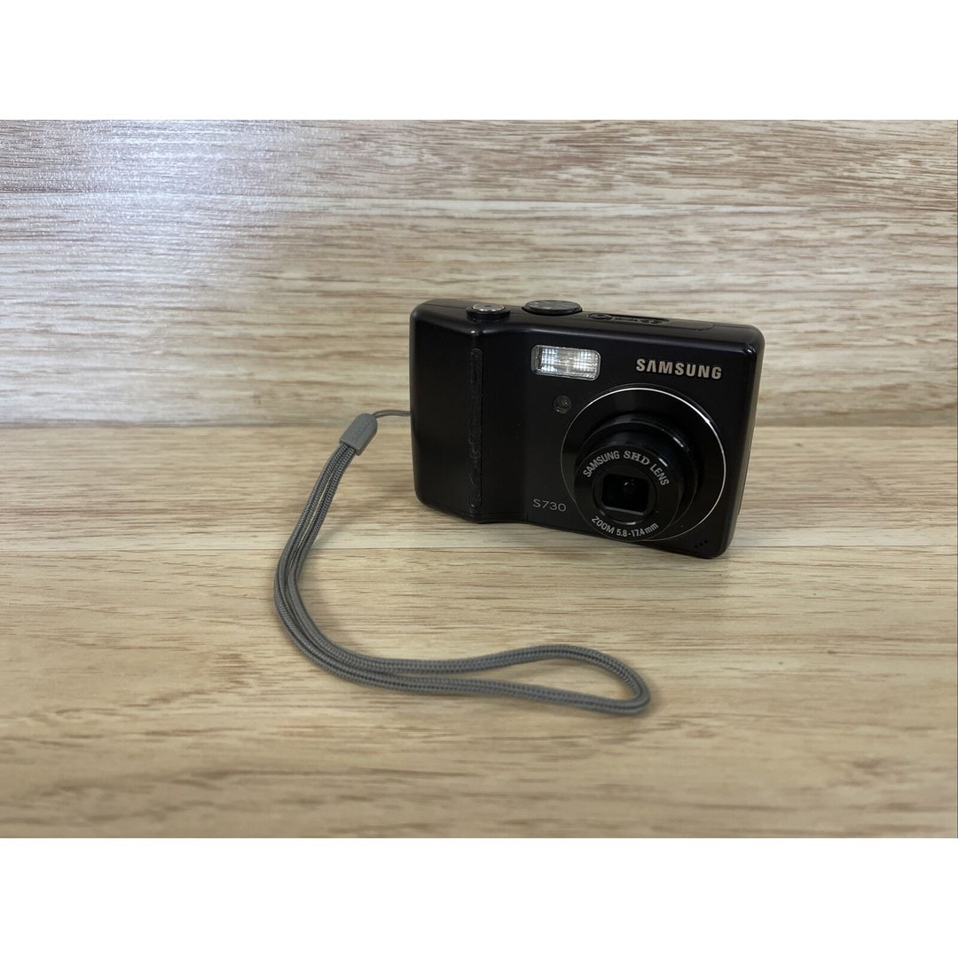 Samsung Digimax S730 7.2 MP Digital Camera - Black - Etsy