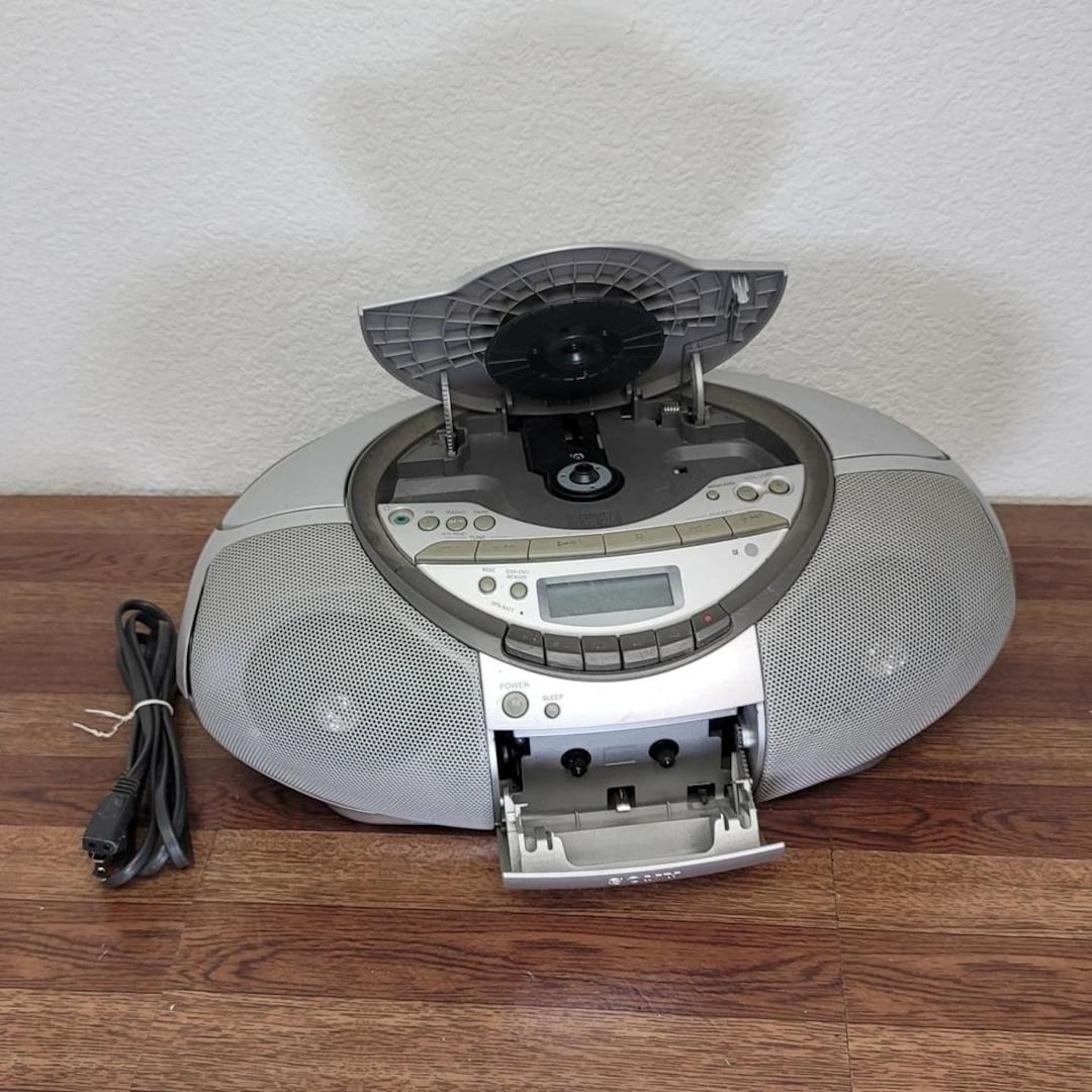 Sony Cfd-s350 Cd/headphone Jack/radio/cd-r Playback/cd-rw - Etsy