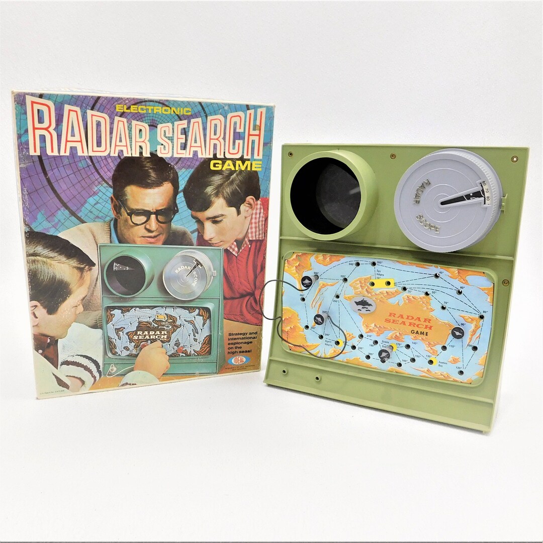 Electronic Radar Search Game From Ideal Toys 1969 - Etsy