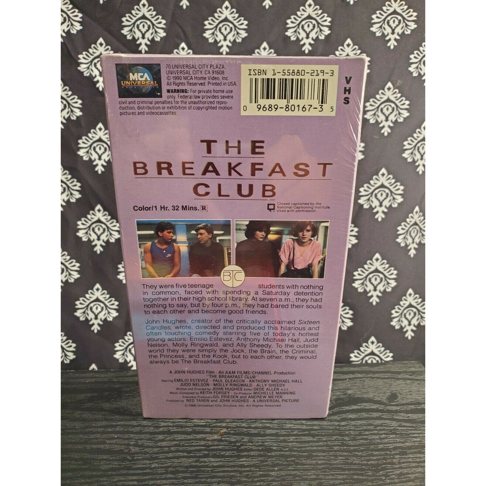 The Breakfast Club VHS 1985 MCA Universal Studios Rare - Etsy