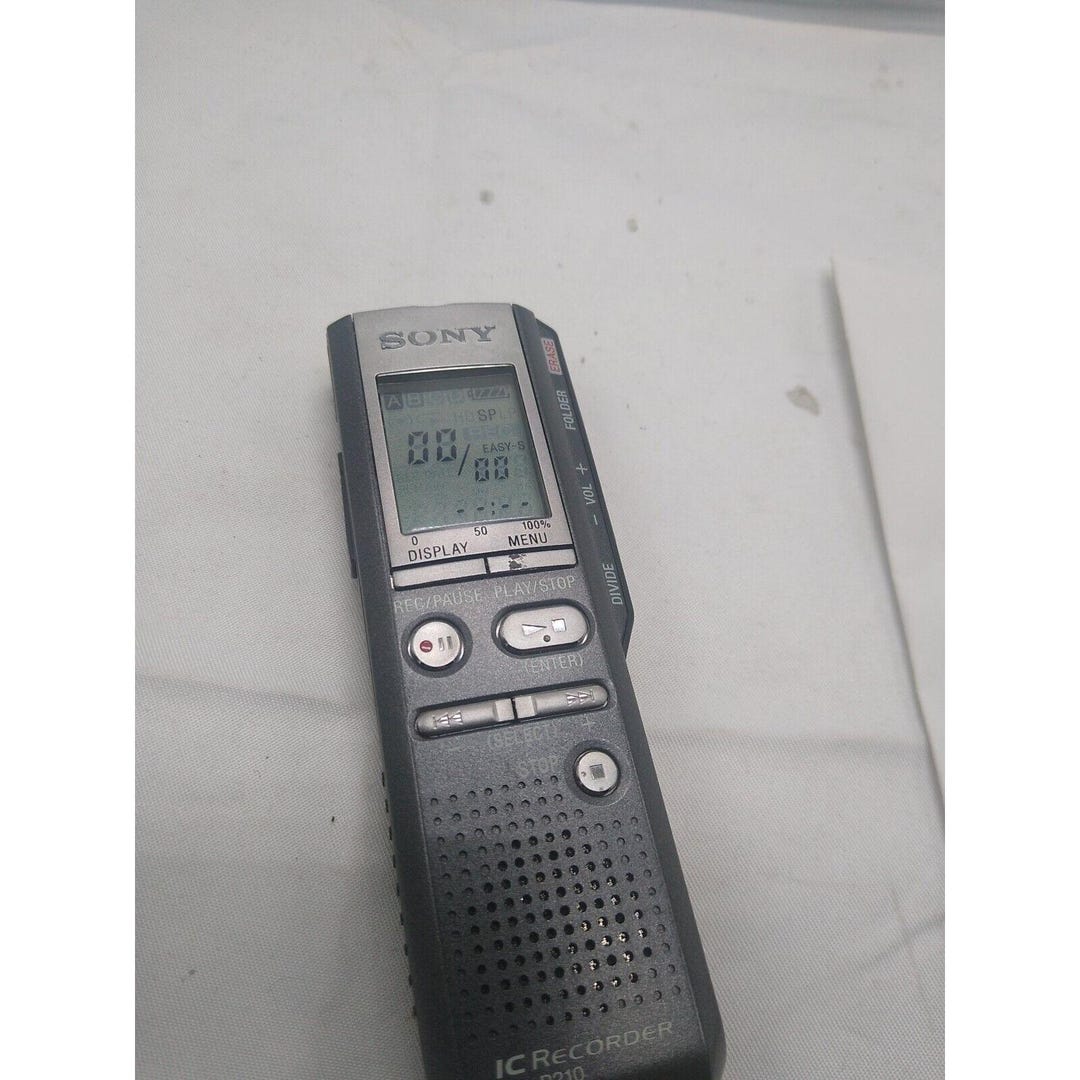 Sony Digital ICD-P210 IC Voice Recorder Hand Held in Good Working ...