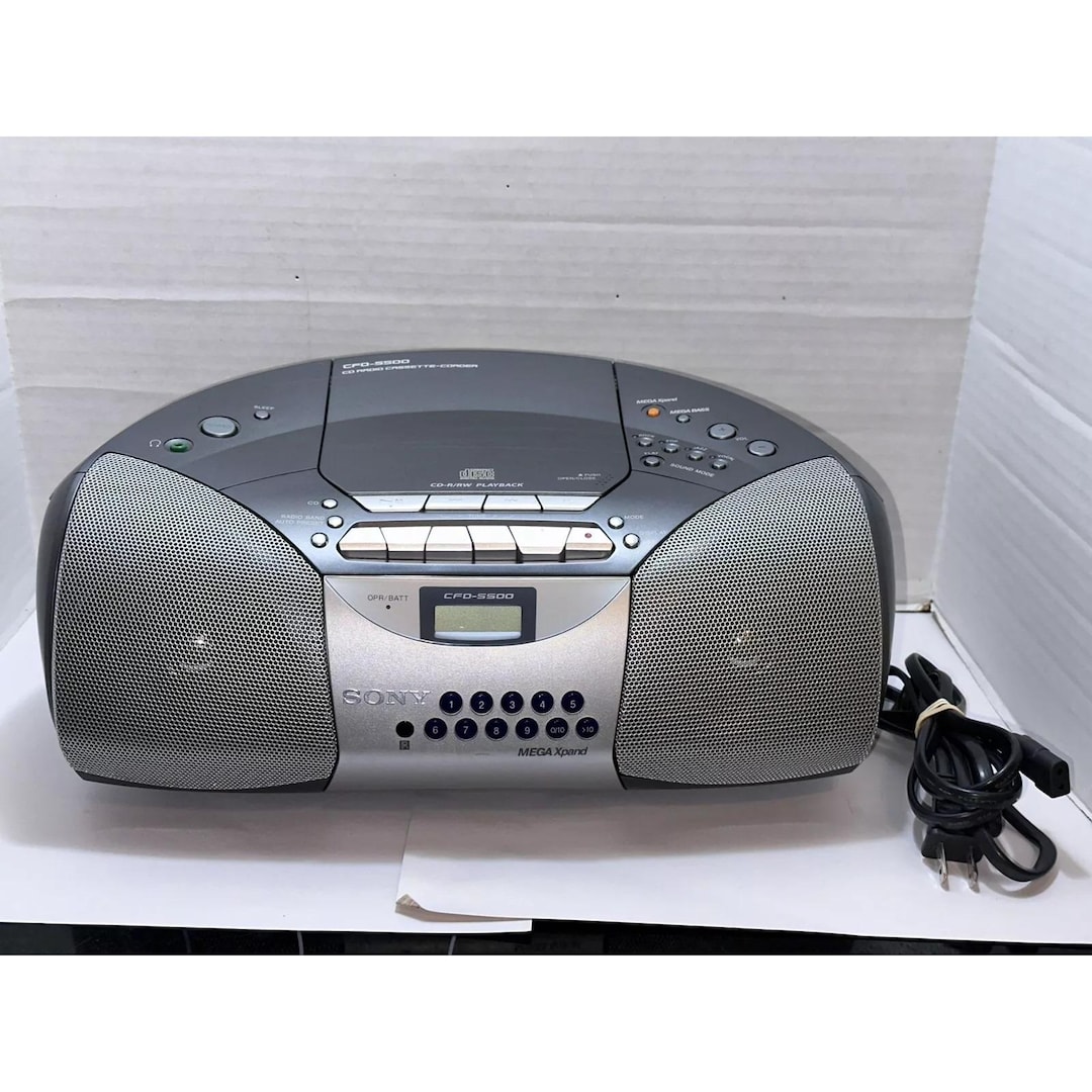 Sony CFD-S500 Cd/radio/cassette Boombox - Etsy