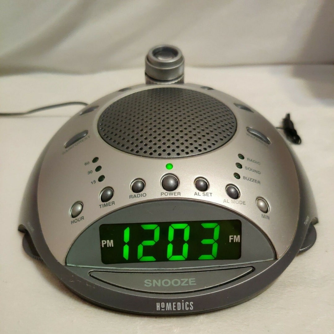 Homedics SS-4000 Sound Spa Classic Deluxe Clock Radio & Sound Machine ...