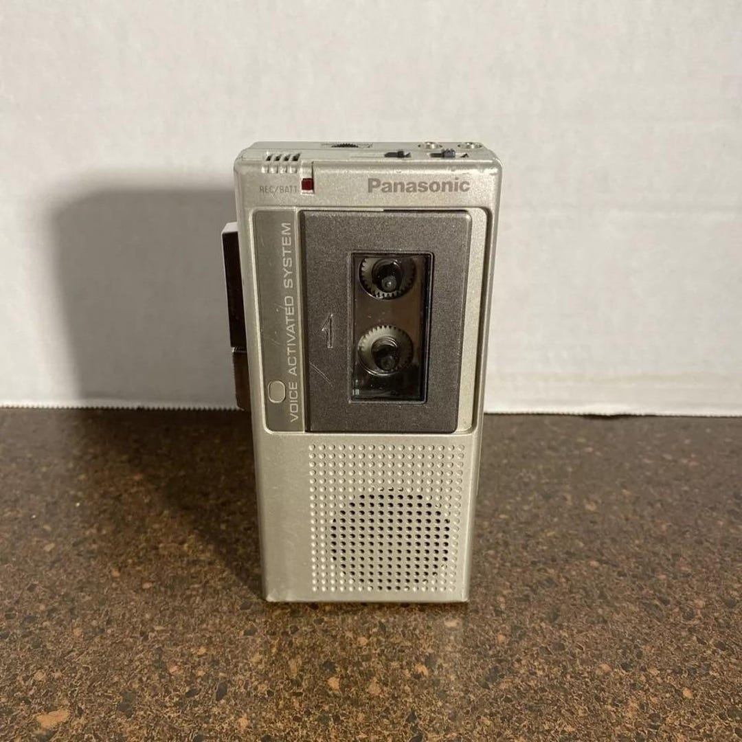 Panasonic RN-109A Microcassette Recorder, Voice Activated, Works - Etsy