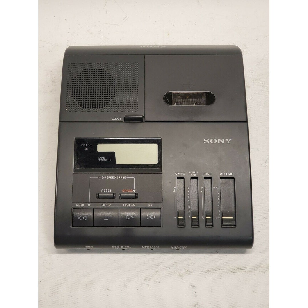 Sony Bm-840 Microcassette Transcription Transcriber Machine 2-speeds - Etsy
