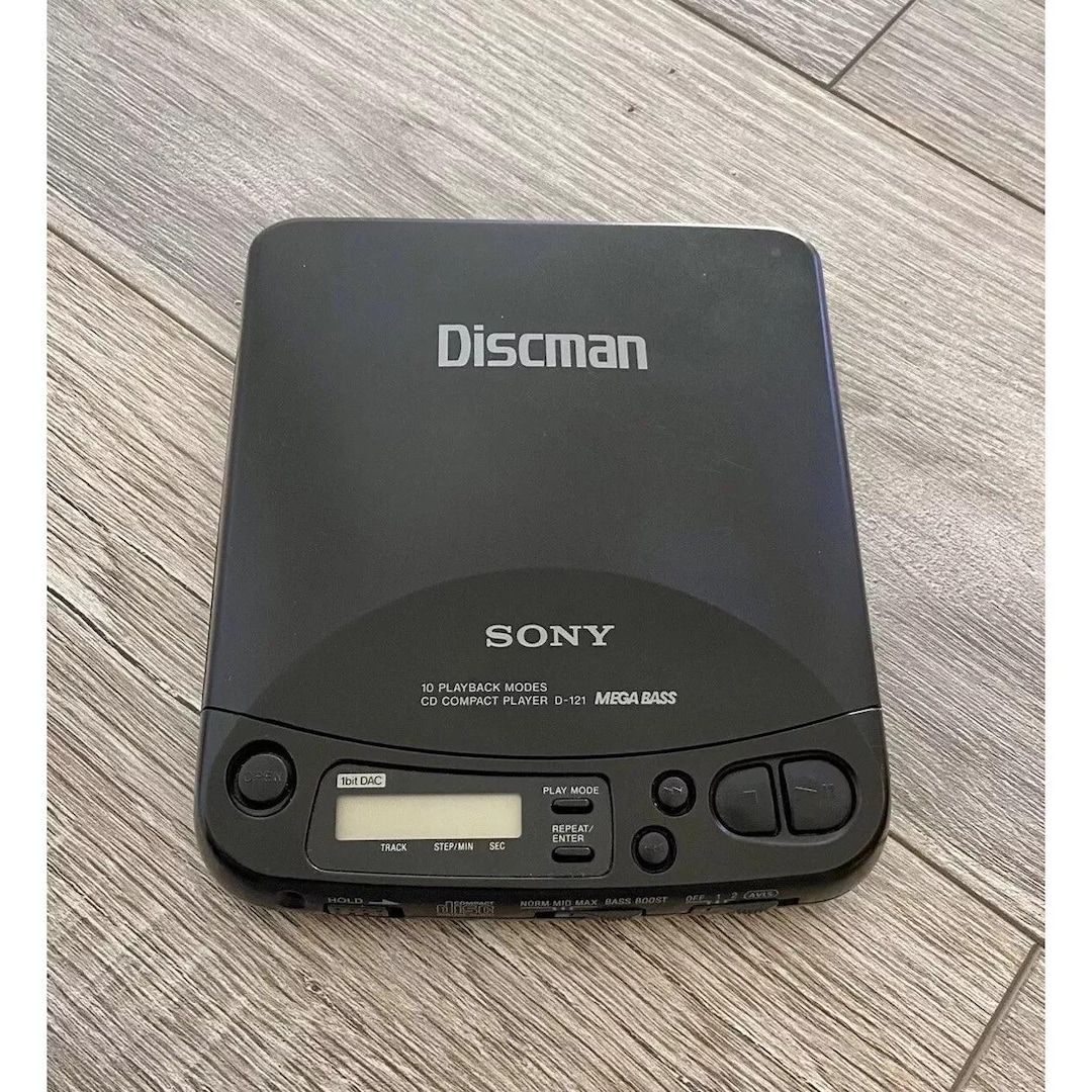 Sony Discman D-121 CD Player W/ Mega Bass TESTED & WORKING - Etsy