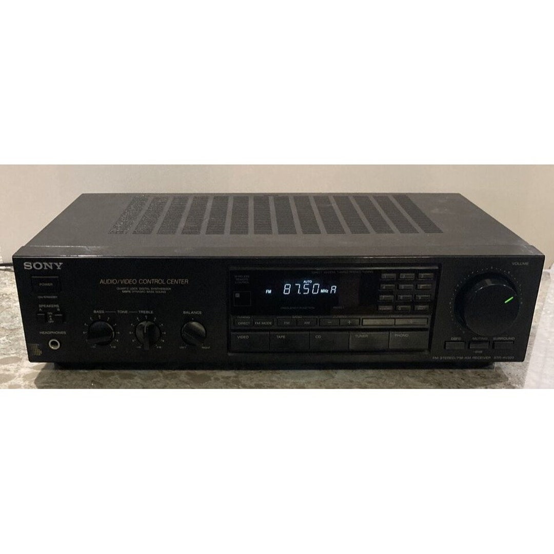 Sony STR-AV320 Audio/video AV Control Center 2 Channel Am/fm Stereo ...