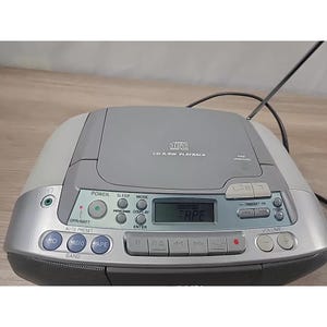 Sony CFD-S01 Boombox Portable Am/fm Radio Cassette Recorder CD Player ...