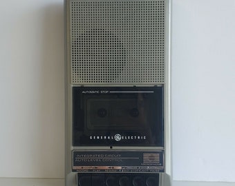 General Electric GE Variable Speed Tape Cassette Recorder | Etsy