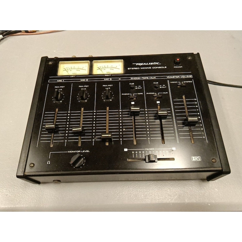 Realistic 32-1200B Stereo Mixing Console Radio Shack Working Tested - Etsy