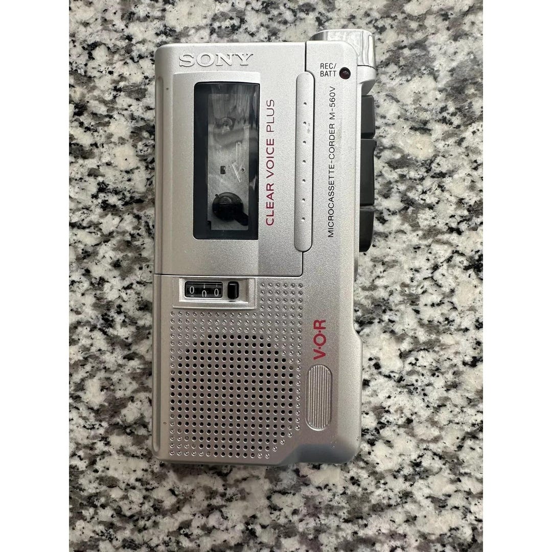 Sony Clear Voice Plus M-560V Microcassette Recorder - Etsy