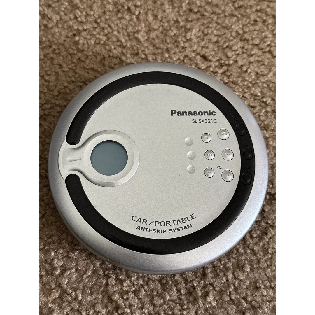 Panasonic Portable Car CD Player Anti-skip Protection SL-SX321C Tested ...