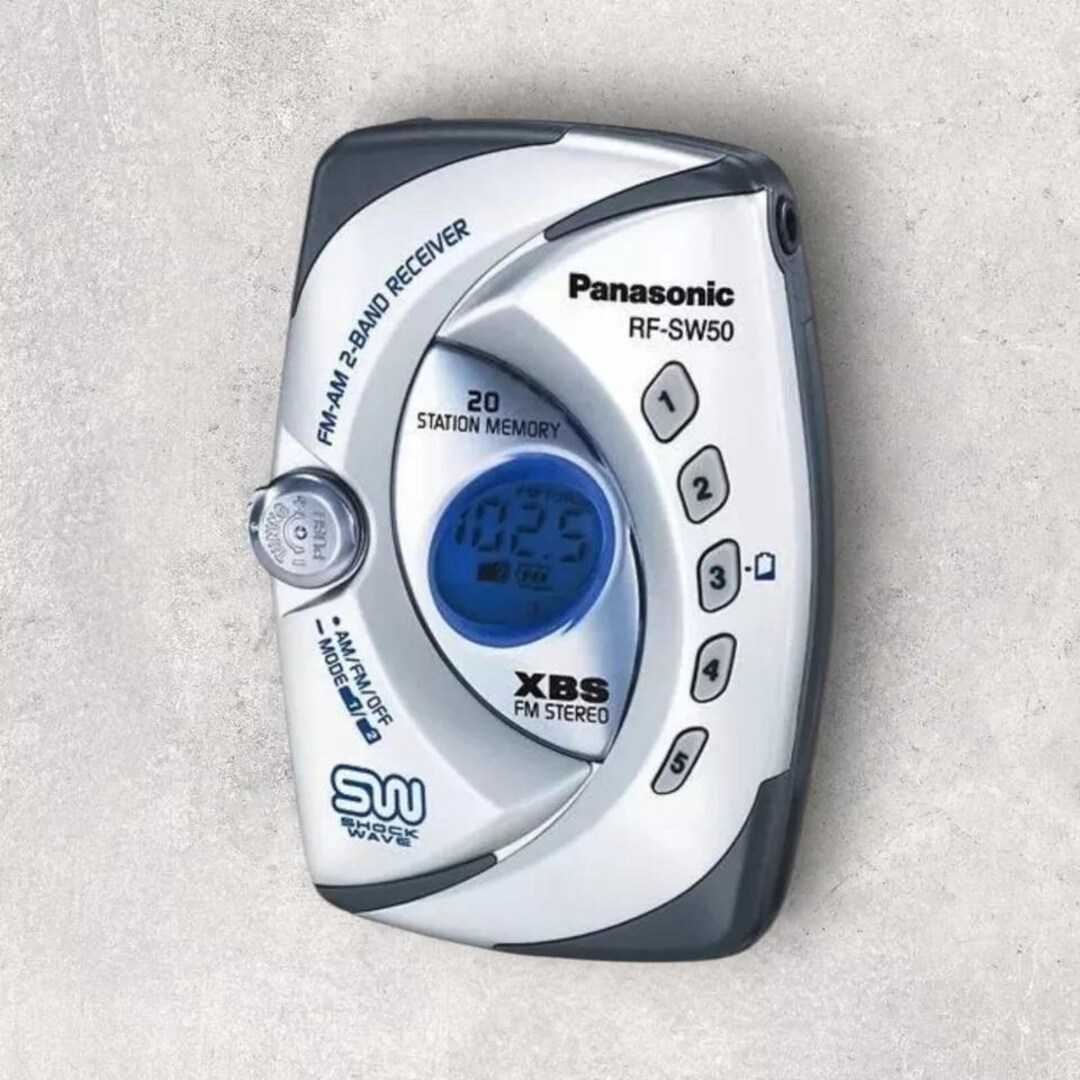 Panasonic RF-SW50 Shock Wave FM/AM Radio 20 Station - Etsy
