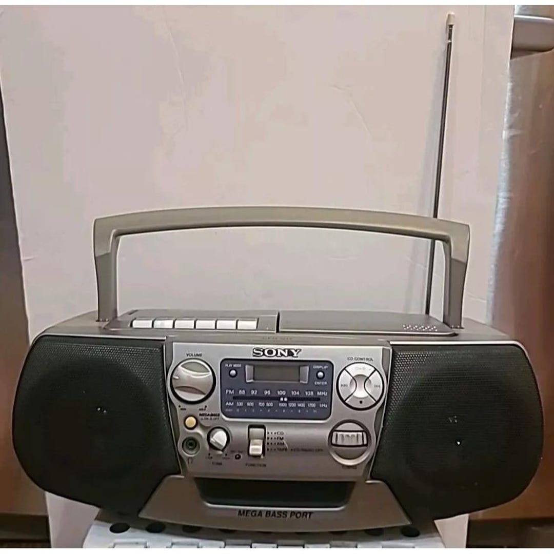Sony CFD-V17 Am/fm Radio CD Cassette Recorder Boombox Mega Bass - Etsy