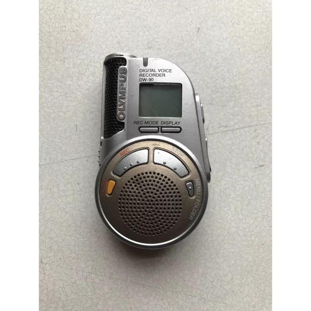 Vintage Dictaphone Olympus DW-90 Digital Voice Recorder Dictation Memo ...