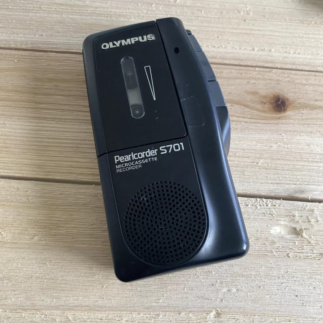 Olympus Pearlcorder S701 Microcassette Handheld Voice Recorder - Etsy