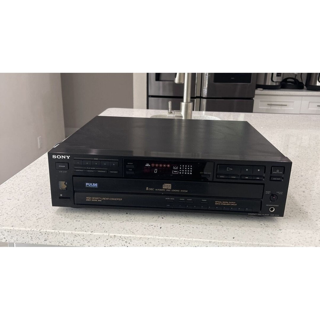 Sony CDP-C515 5 Disc Changer CD Player - No Remote - Tested - Etsy