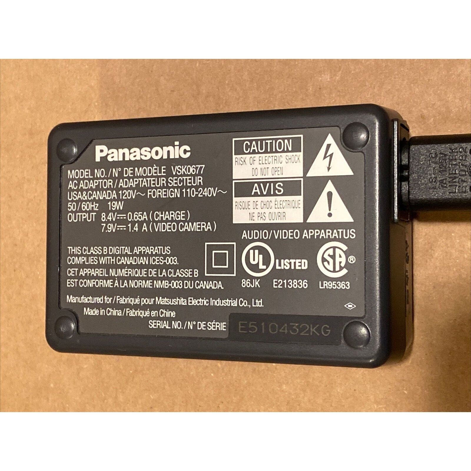 Panasonic Video Camera PV-DAC14D AC Adapter Battery Charger for Cam - Etsy