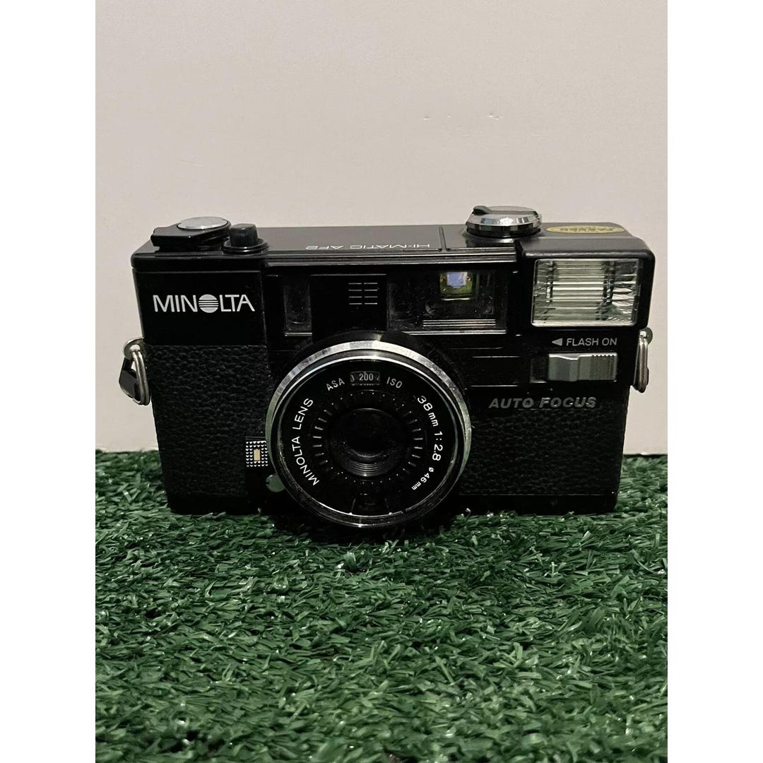 Minolta Hi-matic AF2 35mm Film Camera Point and Shoot - Etsy