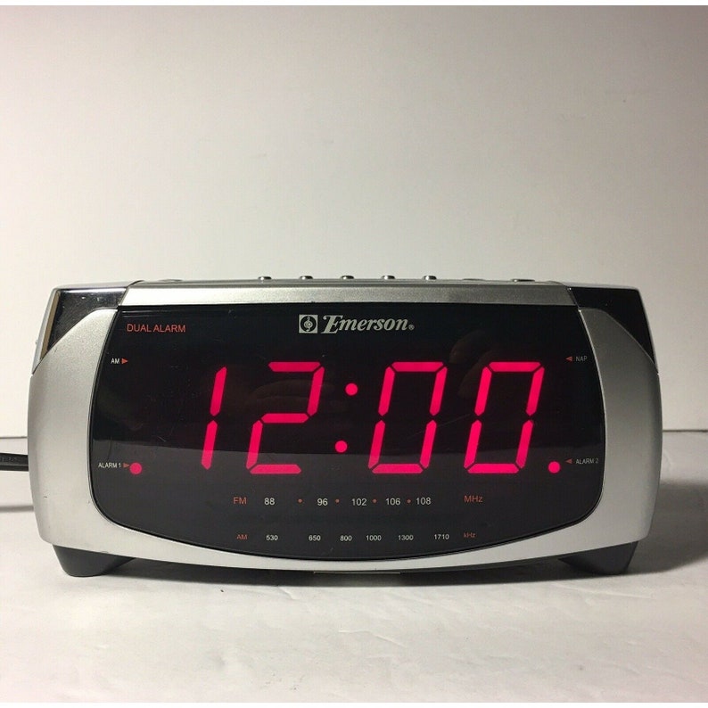 Emerson Model CK5250 Dual Alarm Clock Am/fm Radio Tuner - Etsy Emerson Model CK5250 Dual Alarm Clock Am/fm Radio Tuner - Etsy
