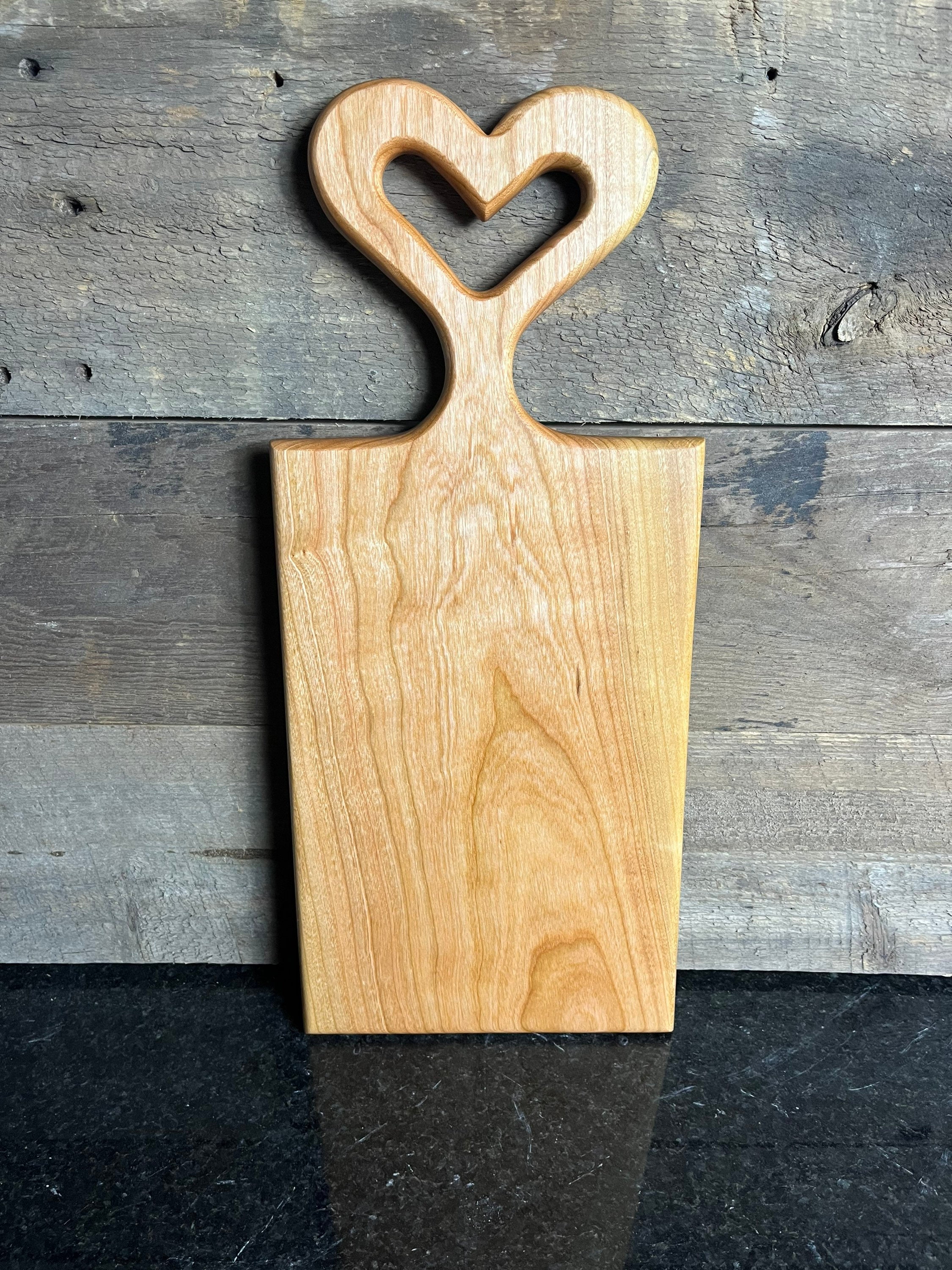 Heart Charcuterie Board, Serving Board With Handle, Unique Charcuterie ...
