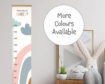 Rainbow Height Chart - Etsy