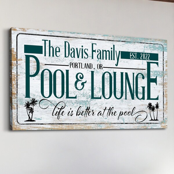 Swimming Pool Signs - Etsy