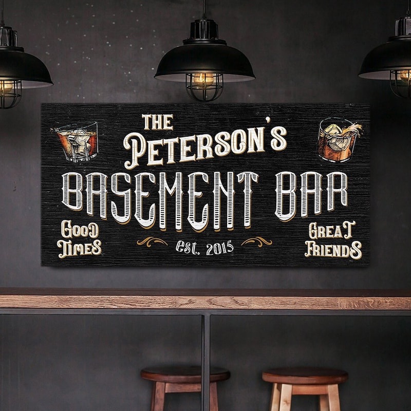 Custom Bar Sign - Etsy