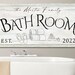 Custom Bathroom Sign Bathroom Decor Hot Bath Sign Over Bath | Etsy