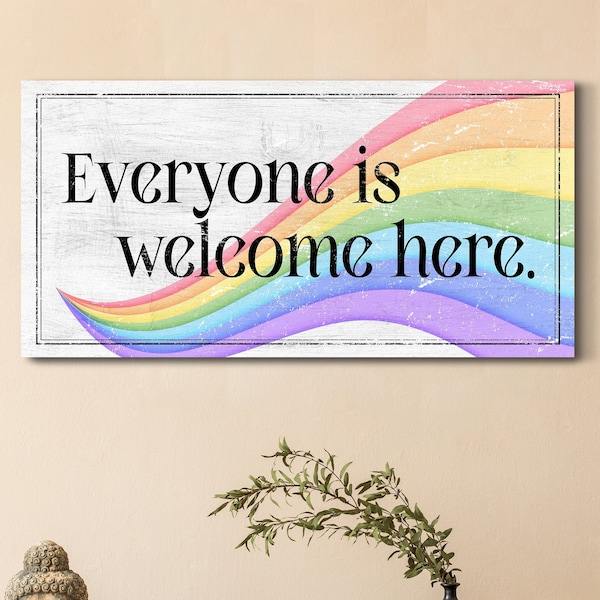 Everyone is Welcome - Etsy