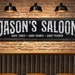 Custom Saloon Sign Modern Farmhouse Wall Decor Town Sign - Etsy