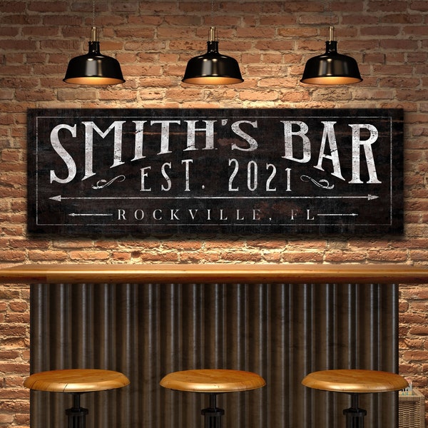 Personalized Bar Signs - Etsy