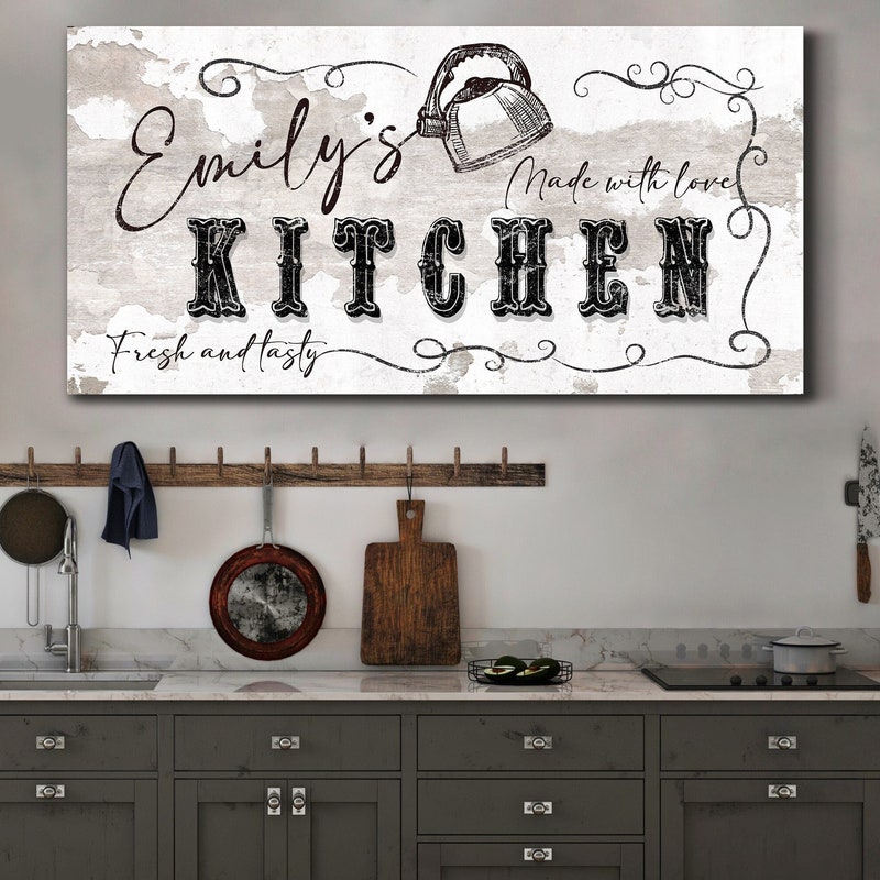 Custom Kitchen Sign - Etsy