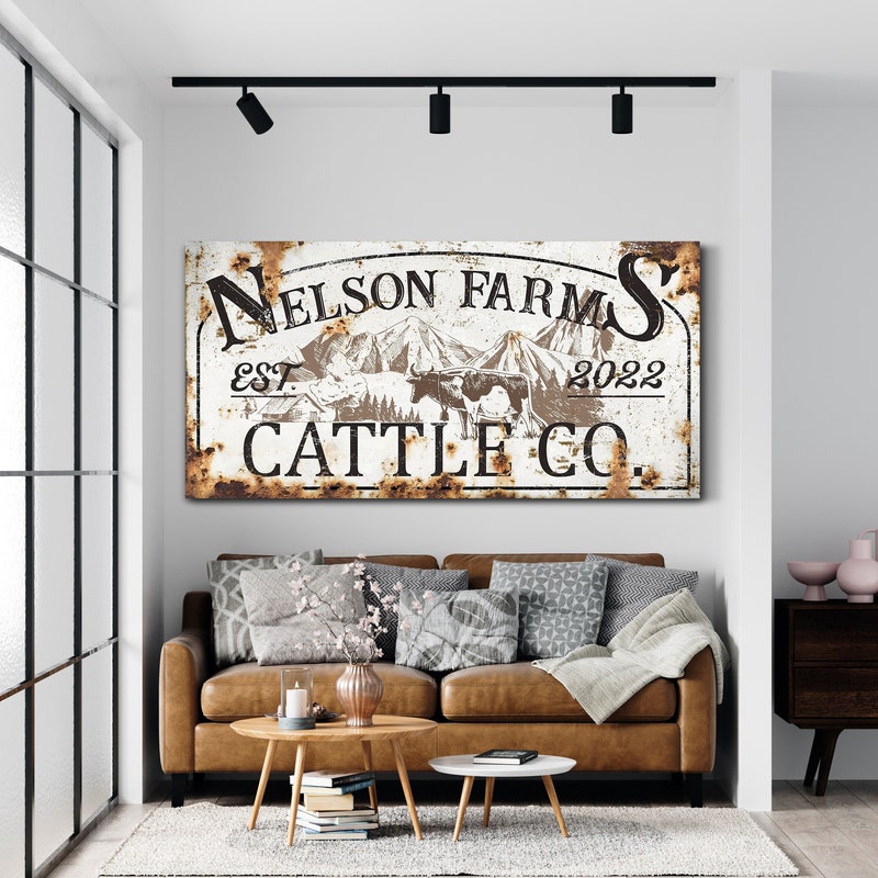 Cattle Sign - Etsy