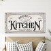 Custom Kitchen Sign for Home, Personalized Family Kitchen Decor, Dining ...