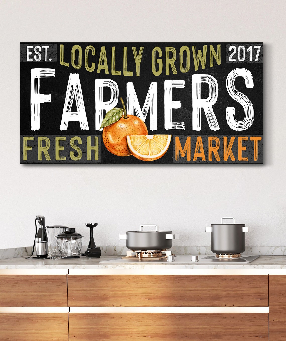 Personalized Farmers Market Sign Trading Mercantile Sign | Etsy