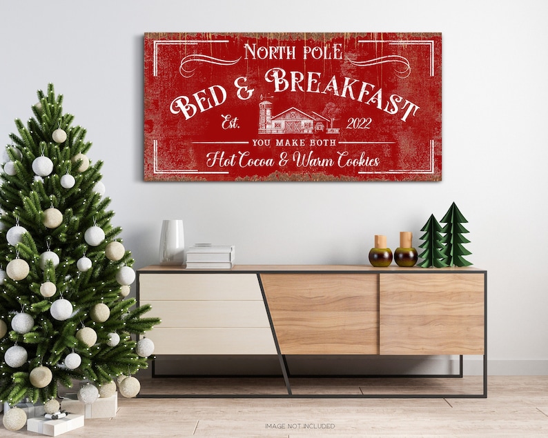Custom Bed and Breakfast Sign Farmhouse Sign Christmas Gift - Etsy