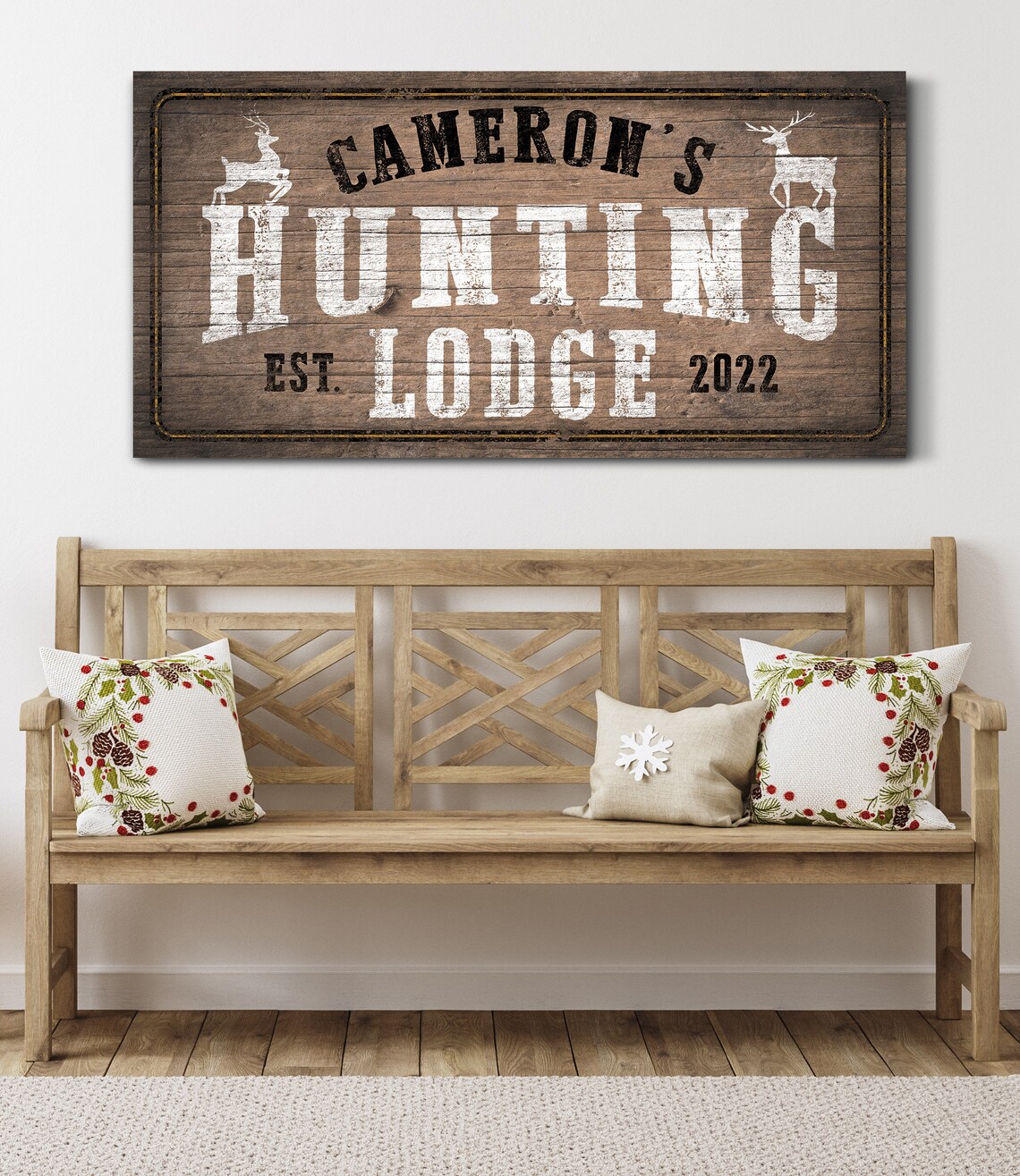 Personalized Hunting Lodge Sign Customized Gift for Hunters - Etsy