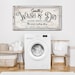Personalized Laundry Service Sign, Custom Wash & Dry Sign, Laundry and ...