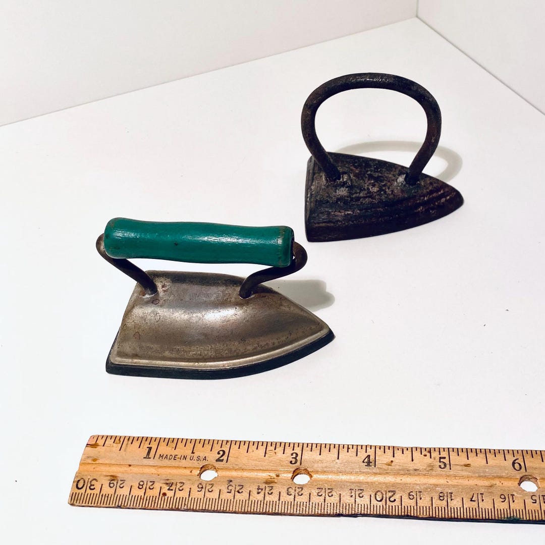 Pair of Toy SAD IRONS, Lady Dover Antique Childs Play Toy Sad Iron ...