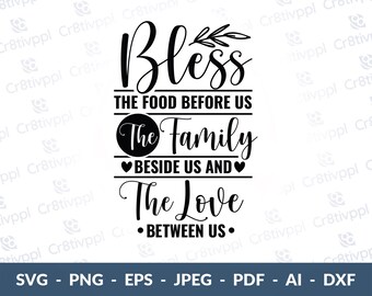 Food Blessings Svg - Etsy