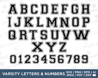 Sports Block Letters - Etsy