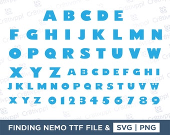 Finding Nemo Font - Etsy