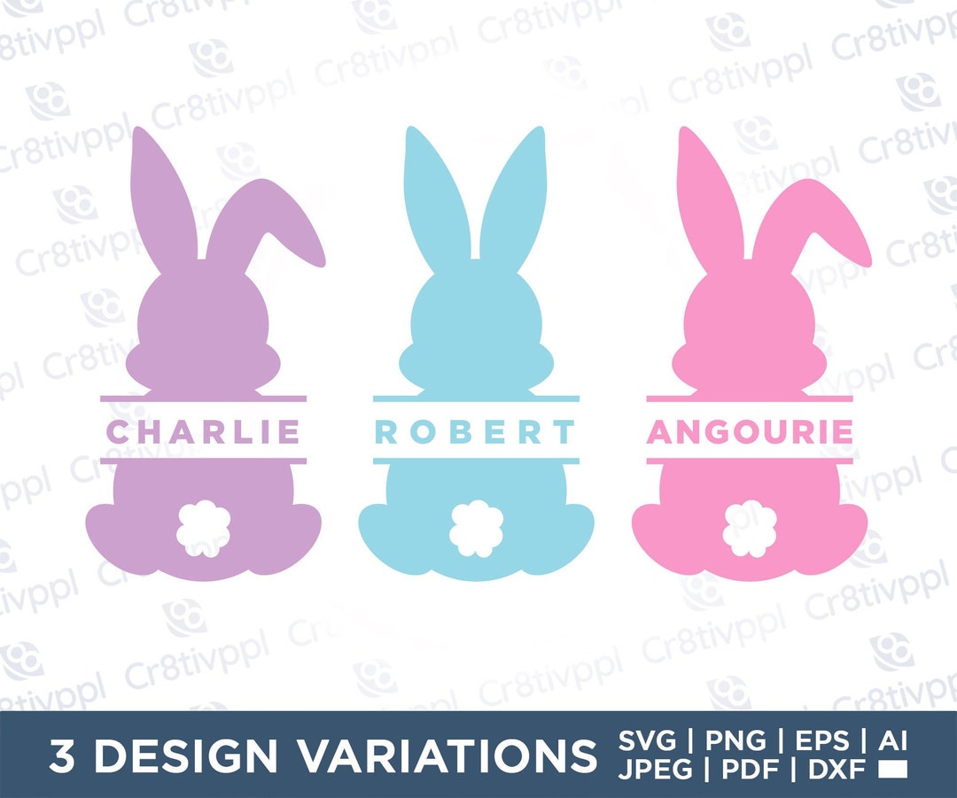 Easter Bunny Svg Bunny Svg Easter Svg Rabbit Svg Bunny - Etsy