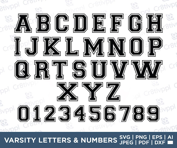 Varsity Block Font