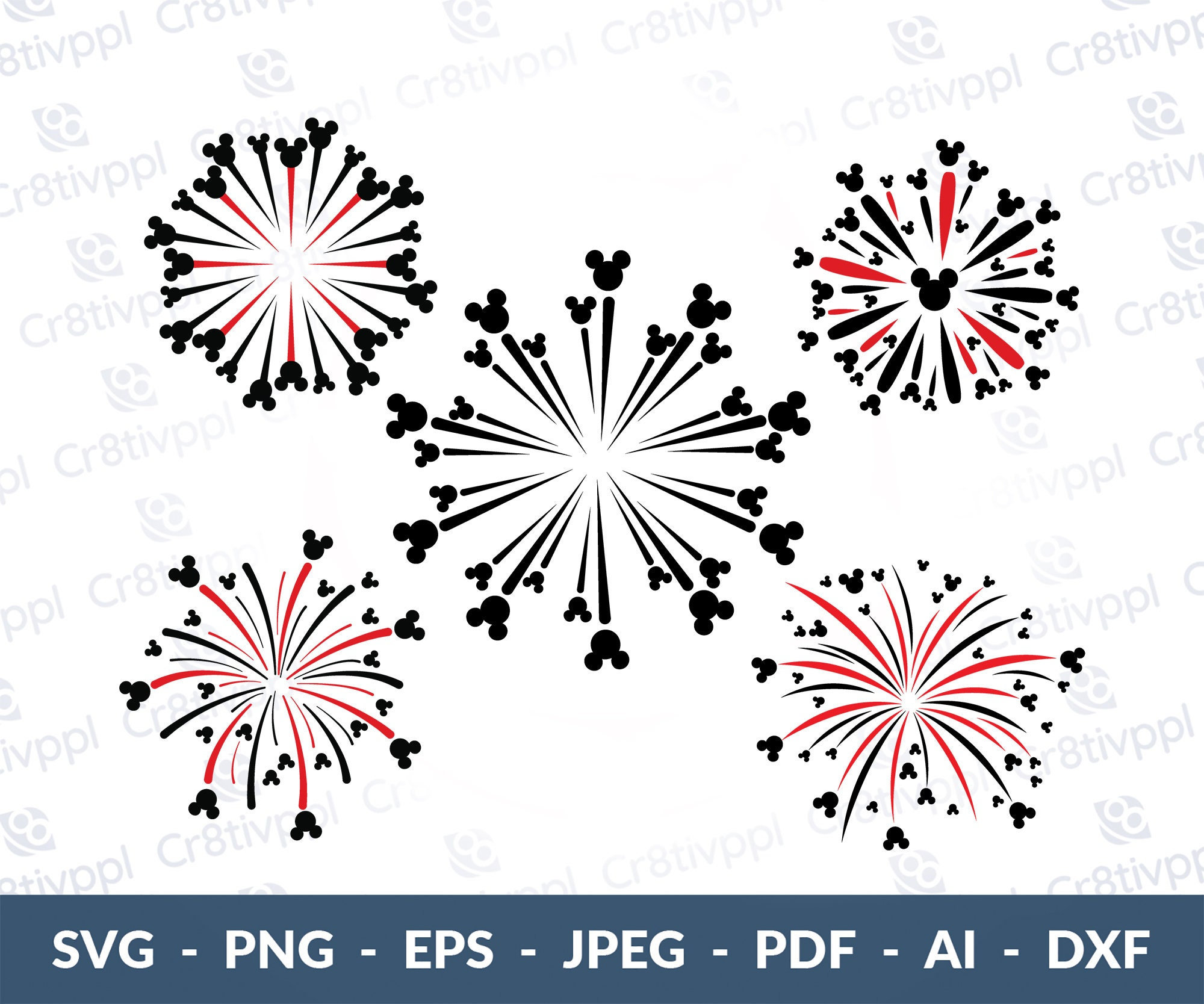 Disney Fireworks Clipart