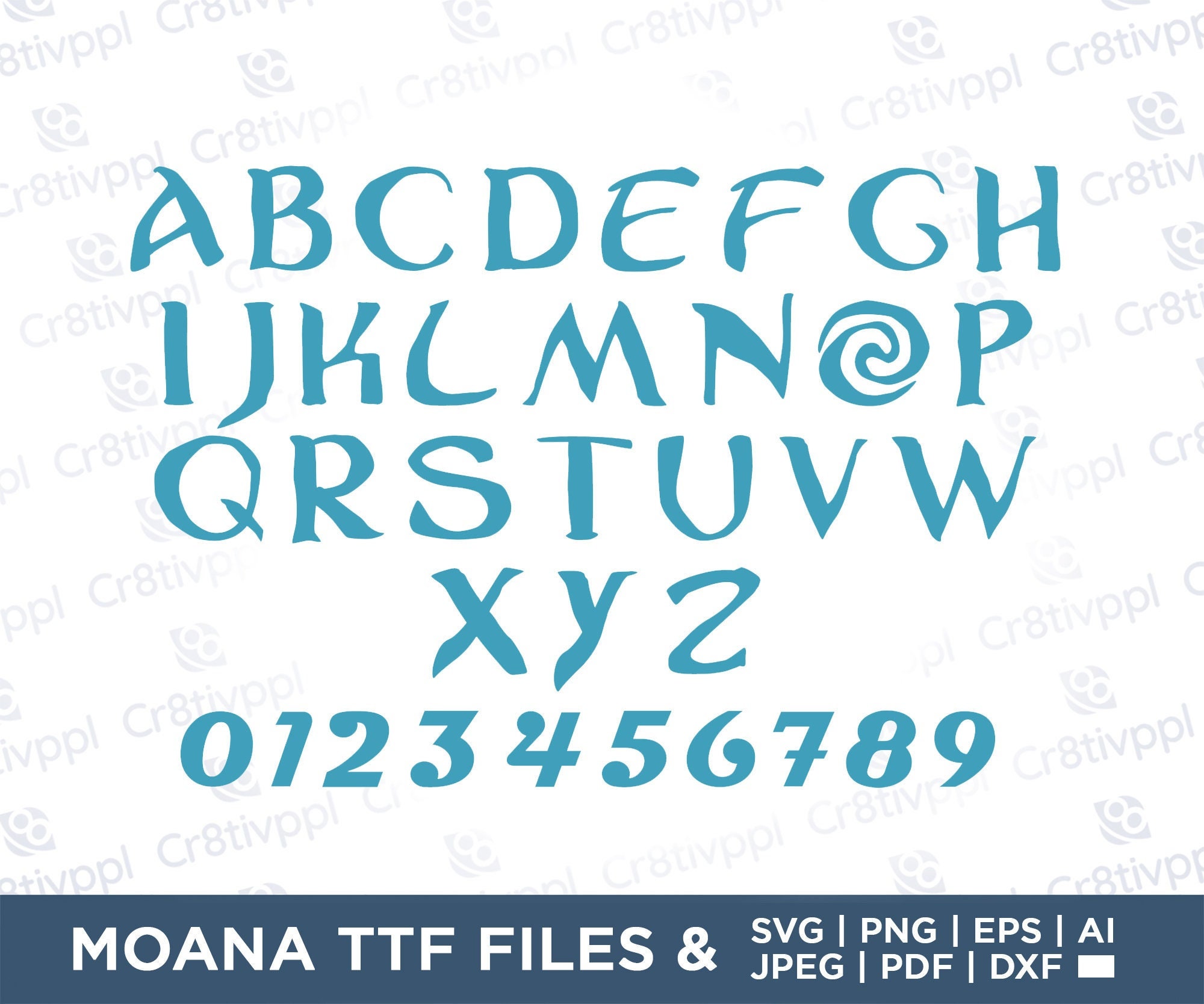 Moana Font Moana Svg Moana Font Svg Moana Font Cricut - Etsy