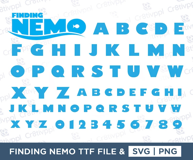 Finding nemo free font - boolspots